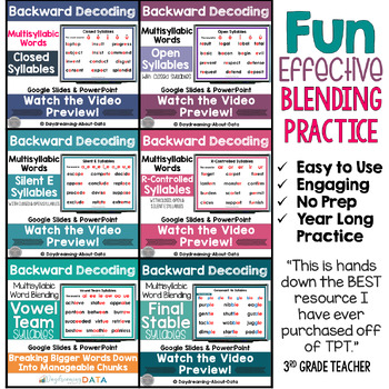 Decoding Multisyllabic Words: Backward Decoding Phonics