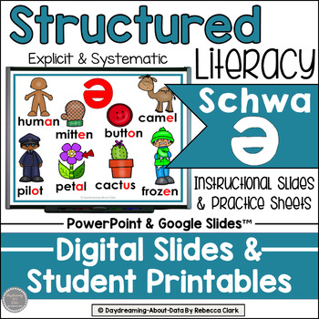 Schwa Structured Literacy Phonics Lessons and Practice | Science of ...