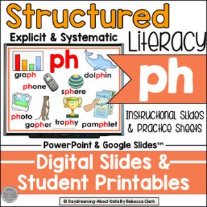 Consonant Digraph PH Structured Literacy Phonics Lessons | PH Lessons ...