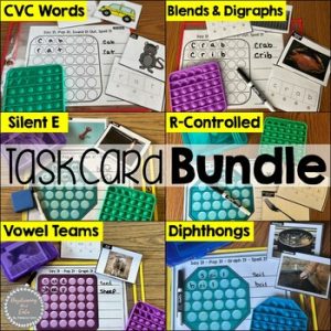 Self Checking Task Card Bundle | Word Mapping Science of Reading ...
