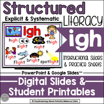 Long I Vowel Team IGH | Structured Literacy Lessons | Digital Phonics ...