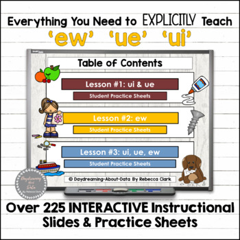 Long U Vowel Teams UE UI EW Structured Literacy Lessons Science of ...