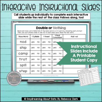Suffixes Inflectional Word Endings ING ED | Structured Literacy Phonics ...
