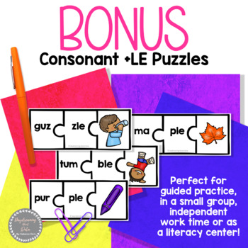 R-Controlled, Vowel Team & Consonant +LE Syllable