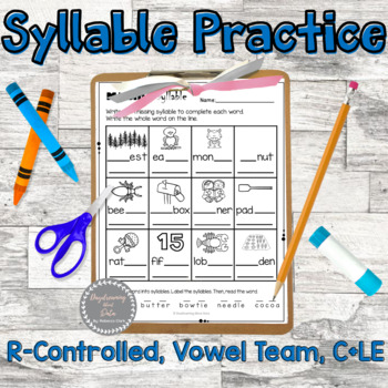 R-Controlled, Vowel Team & Consonant +LE Syllable