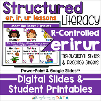 Structured Literacy Digital Phonics Lessons | R-Controlled Vowels ER ...