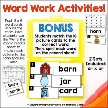 R-Controlled Vowels AR OR Structured Literacy Digital Phonics Lessons ...