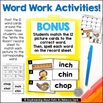 Consonant Digraph CH Lessons Worksheets Activities Structured Literacy ...