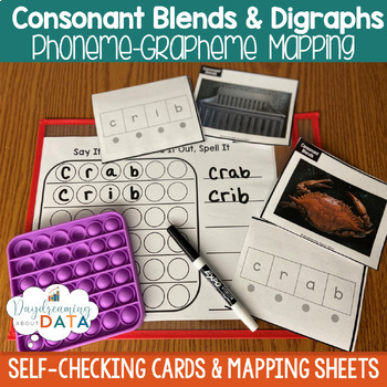Word Mapping Centers Consonant Blends Digraphs - Daydreaming About Data