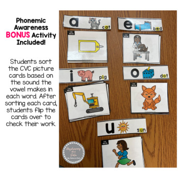 Word Mapping Centers | Short Vowel CVC Words - Daydreaming About Data