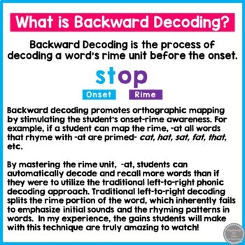 Short O Backward Decoding & Blending: Phonics Practice