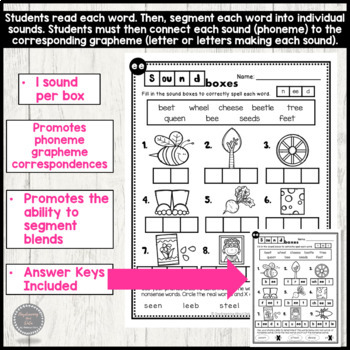 Long Vowel Sound Boxes | Editable - Daydreaming About Data