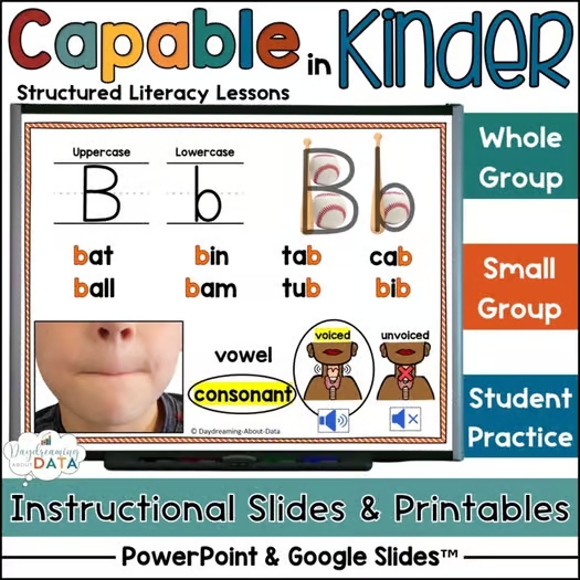Letter Bb Phonics Lessons: Structured Literacy Practice