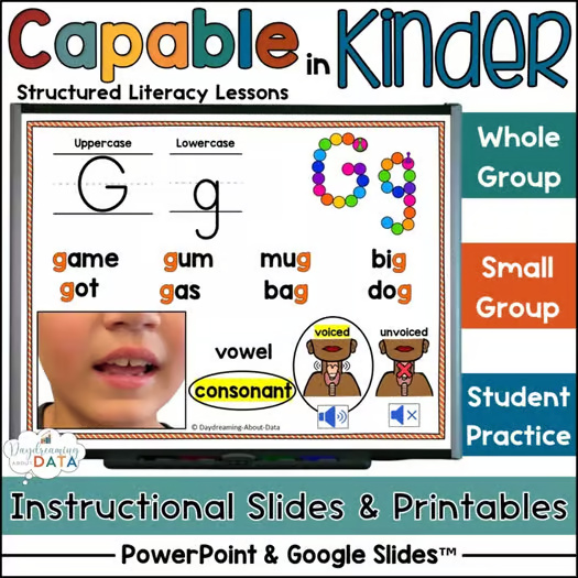 Letter Gg Phonics Lessons: Structured Literacy for Early Learners