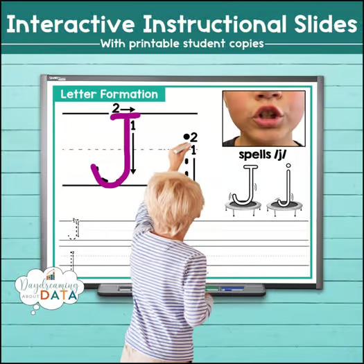 Alphabet Lessons Letter Jj: Structured Literacy Phonics for K-2