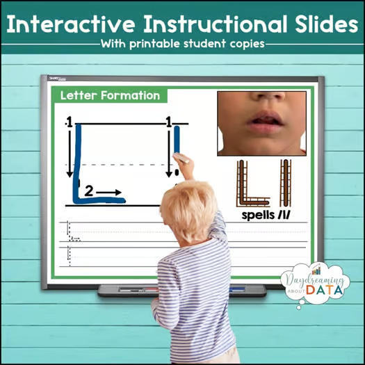 Alphabet Lessons Letter Ll: Structured Literacy Phonics for K-2