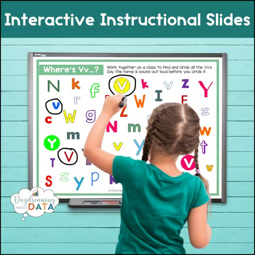 Alphabet Lessons Letter Vv: Structured Literacy Phonics for K-2