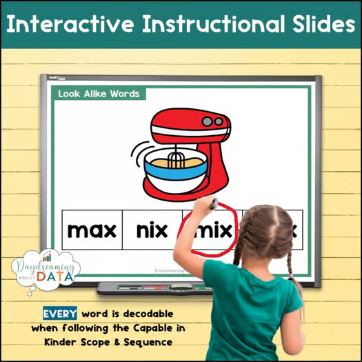 Alphabet Lessons Letter Xx: Structured Literacy Phonics for K-2
