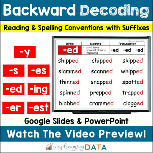 Suffixing Conventions & Backward Decoding: Phonics Lessons for K-2