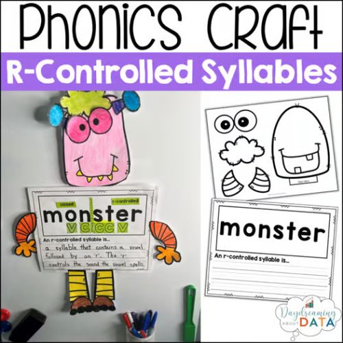 R-Controlled Syllables Phonics Craft - Daydreaming About Data