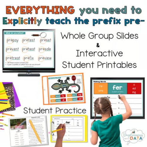 Prefix PRE- Morphology Lessons Activities Worksheets - Daydreaming ...