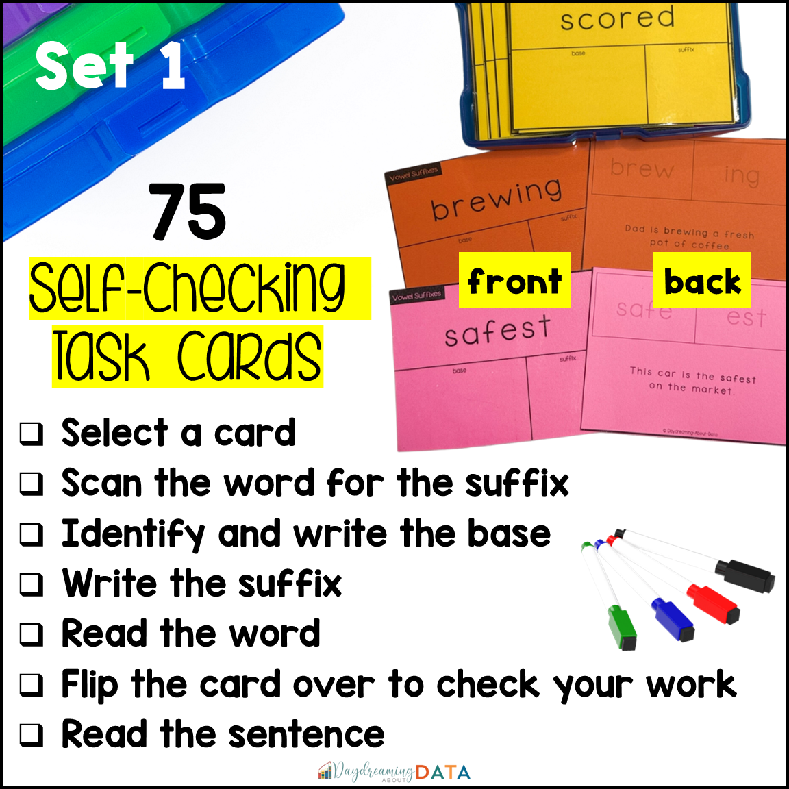 Suffixes -er -or Morphology Lessons Activities Worksheets - Daydreaming ...